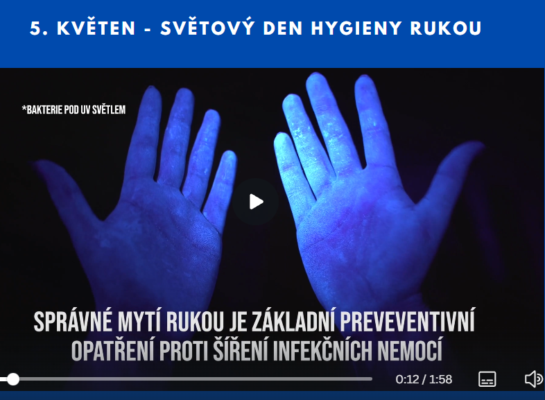 Víte kdy a jak si správně mýt ruce? Podívejte se na video s návodem ...