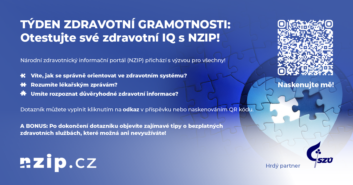 PODPORA ZDRAVOTNÍ GRAMOTNOSTI: Otestujte své zdravotní IQ s NZIP.CZ ...
